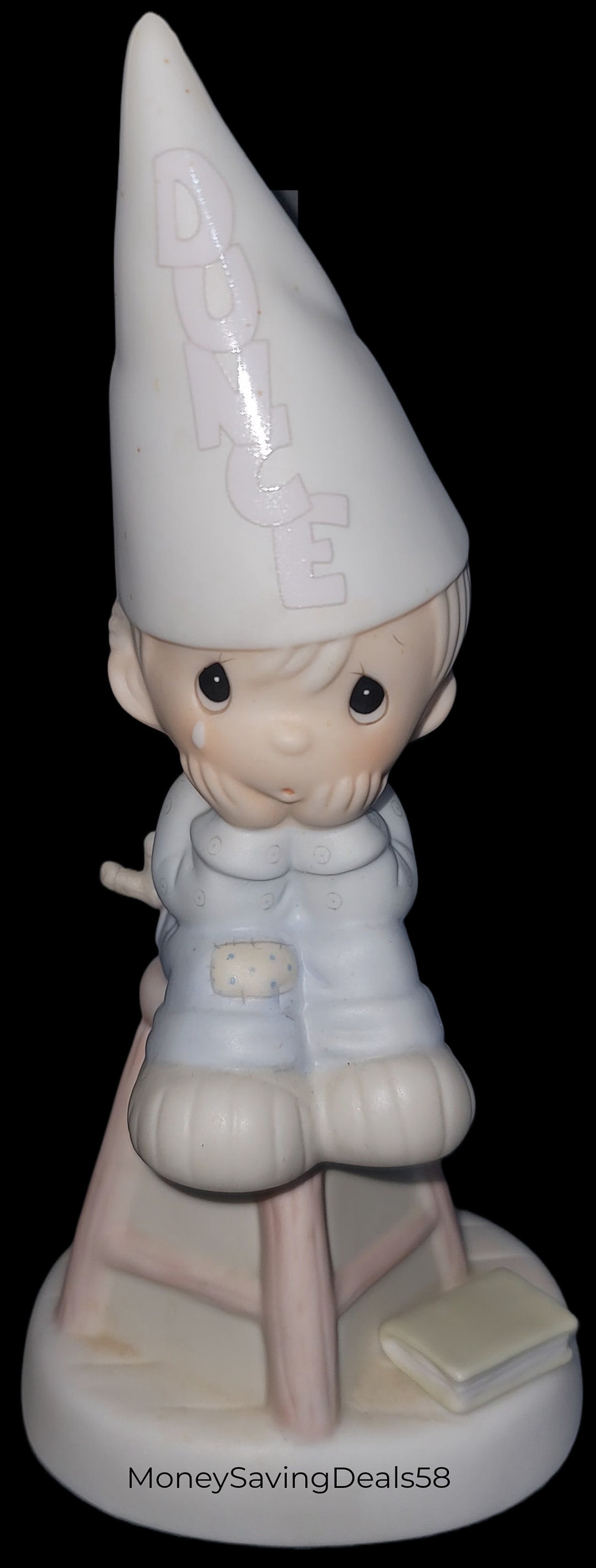Enesco Precious Moments E9268 Nobody's Perfect 1982 Issue Dunce ...