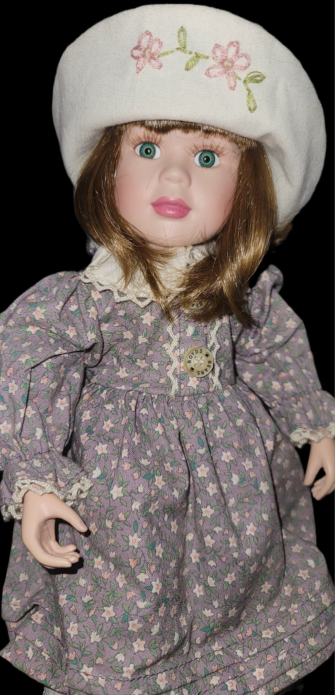 12"yesterdays Child the Doll Collection "erica" W/hat, Stand #4809 2E ...