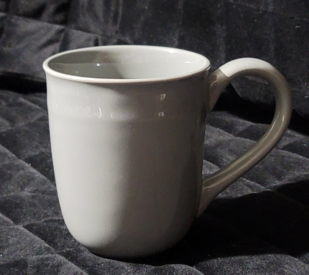 Food Network Stoneware Mugs. Gray Fontana, Heavy Duty Cup Mug, Coffee ...