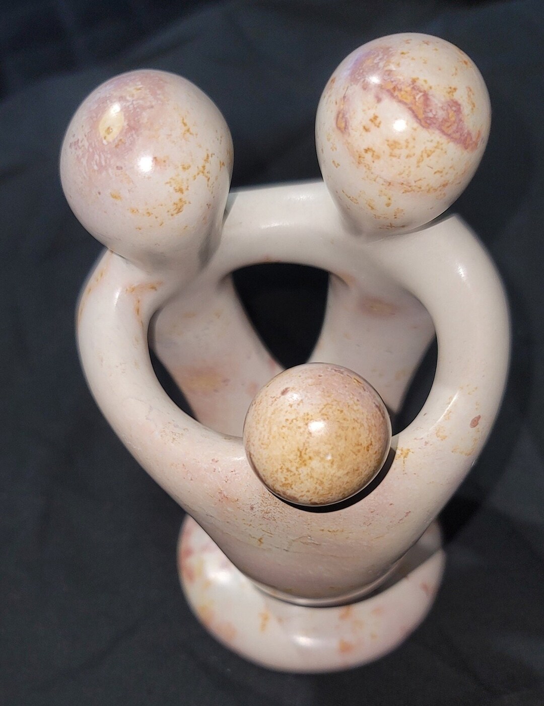 Hand Carved Kisii Stone Family Sculpture: Kenyan Art Collectible - Etsy