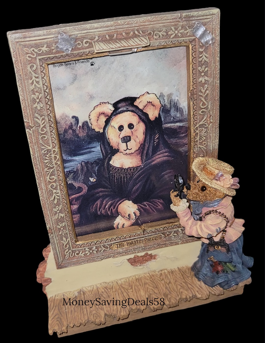 1993 Boyds Bears 3E Resin Picture Photo Frame, the Collector ,art ...