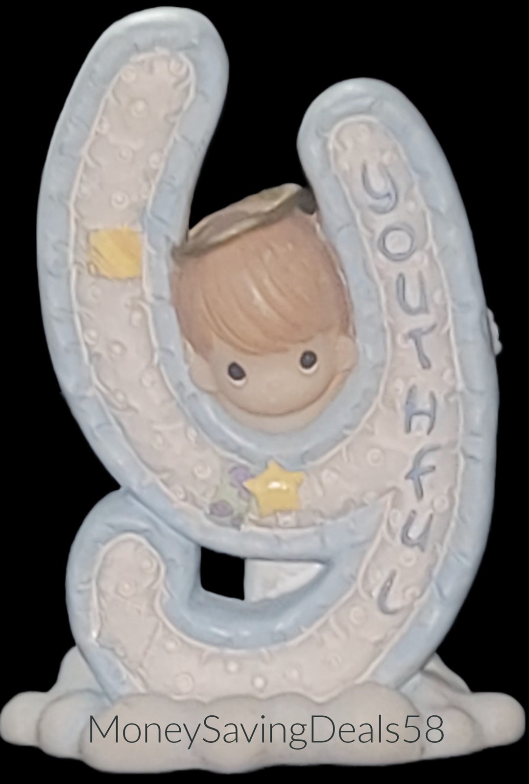 Enesco Precious Moments "alphabet Angel Letter "y" Youthful 2002 ...