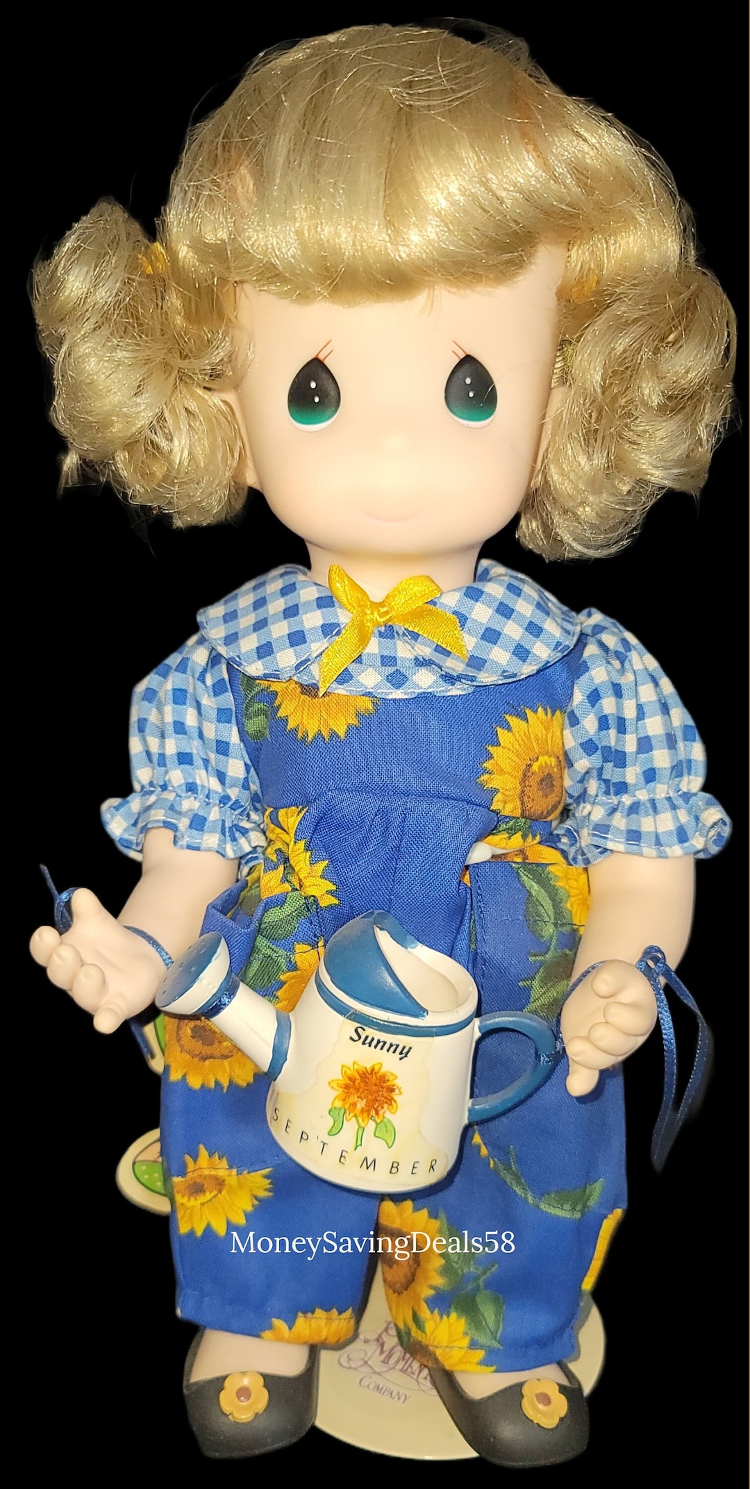 Precious Moments September Sunflower Doll: 1995 Garden of Friends 2nd ...