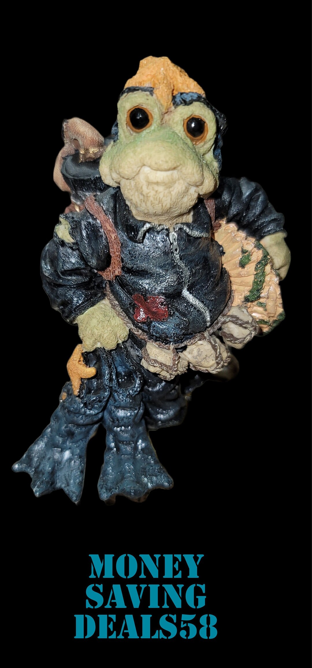 Boyd's Bears Frog "bridges Scuba Frog" #36751 Wee Folkstone Ribbit & Co ...