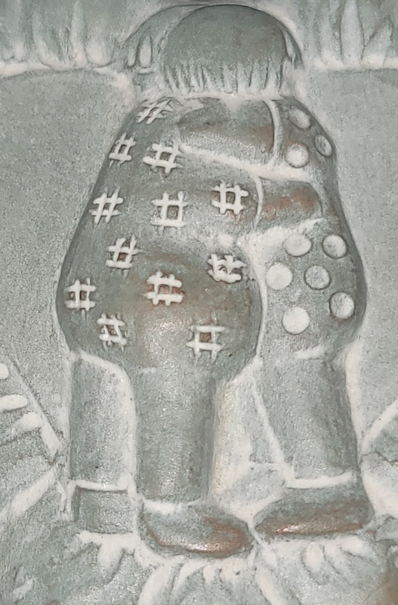 Isabel Bloom Sculpture: Children Hugging Heart, Green Stone Paperweight ...