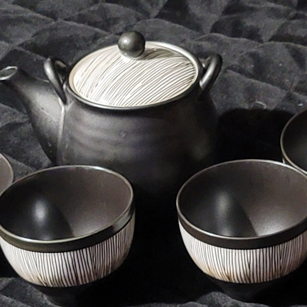 Black White Tea Cup - Etsy