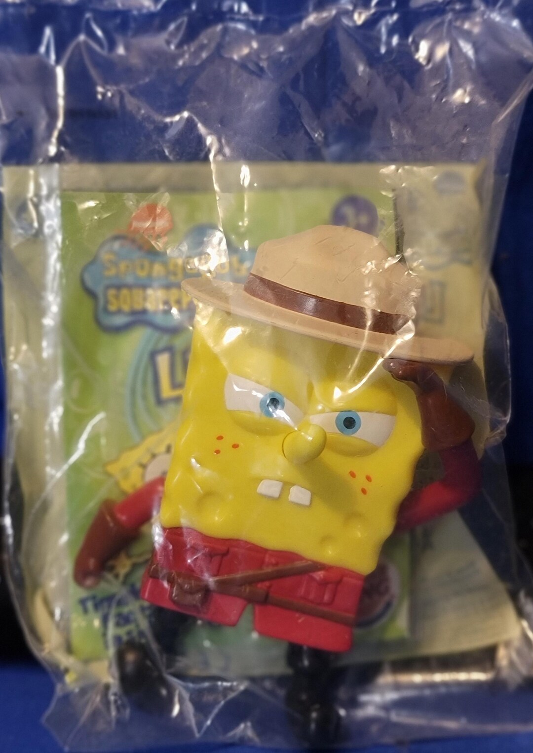 Vintage Mountie Spongebob Figurine: "ranger Bob Red Pants" 2005 Burger ...