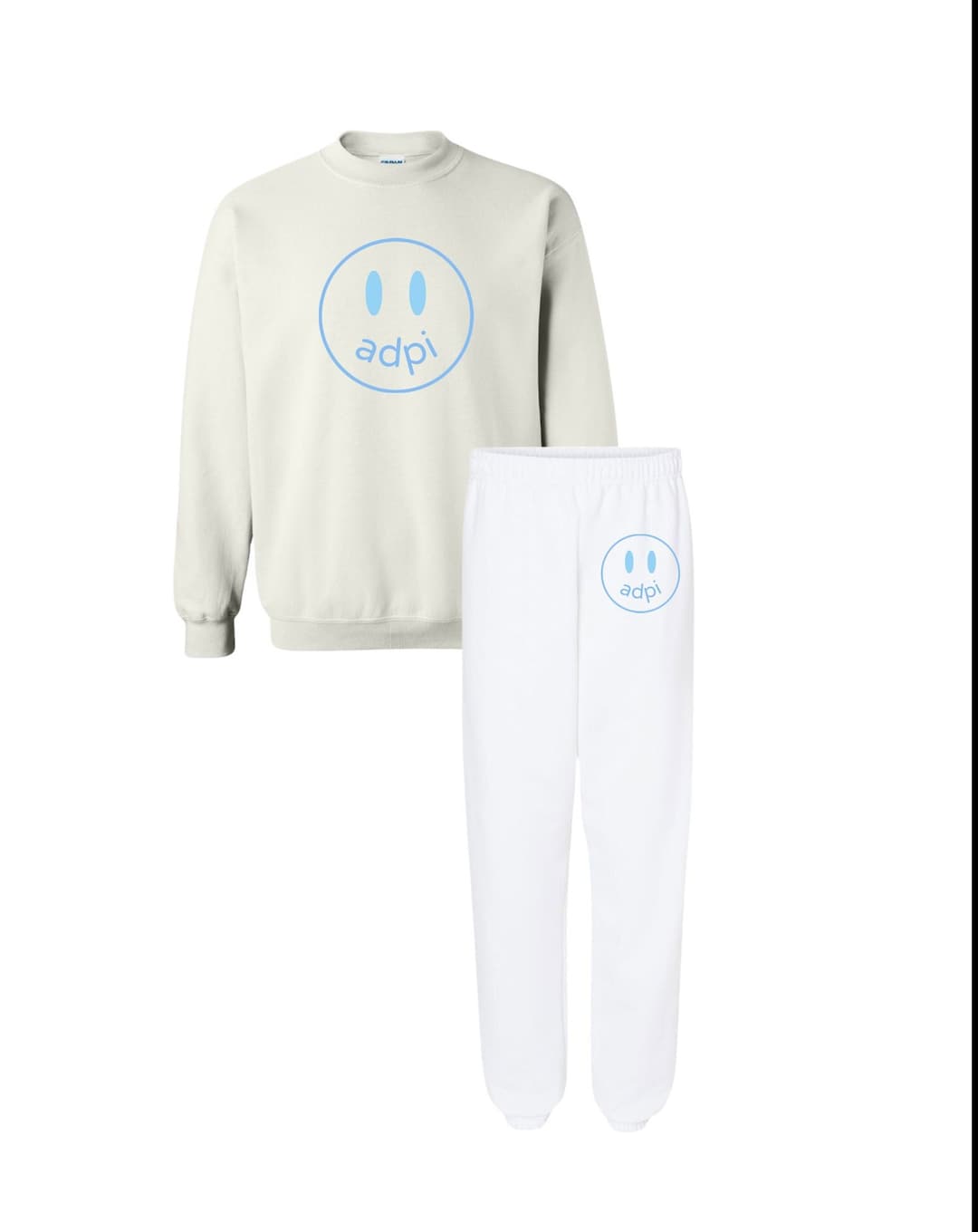 Custom College Smiley Face Set Sweatshirt Crewneck, Bed Party Gift ...