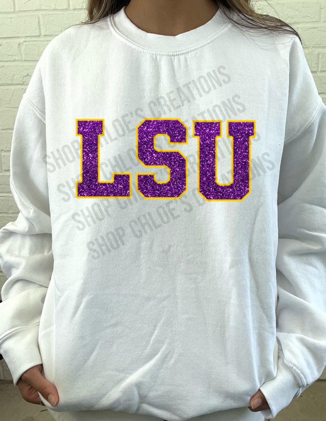 LSU Louisiana Sweatshirt Crewneck - Etsy