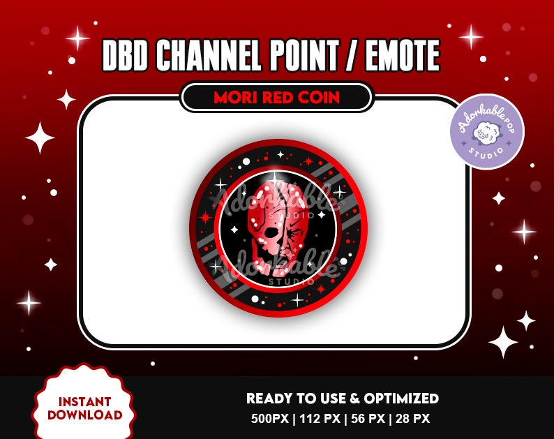 CHANNEL POINT Dead by Daylight Coin | Emote | Twitch | Youtube ...