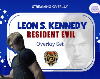 Resident Evil 2 Remake Streaming Overlay for Twitch Youtube - Etsy
