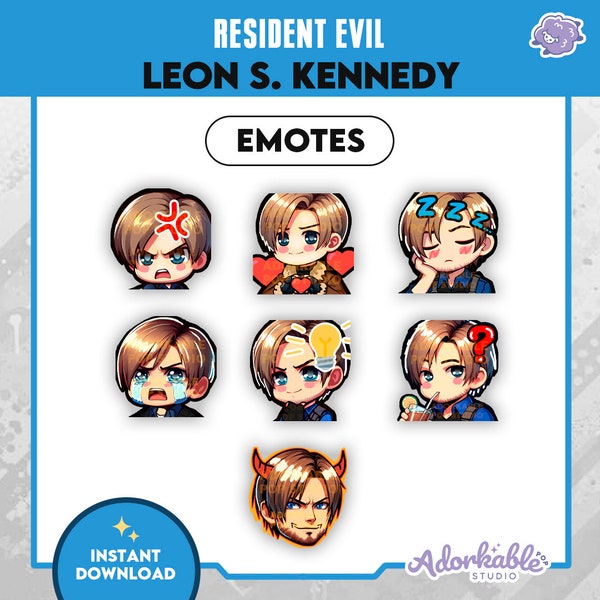 Leon Twitch Emotes - Etsy