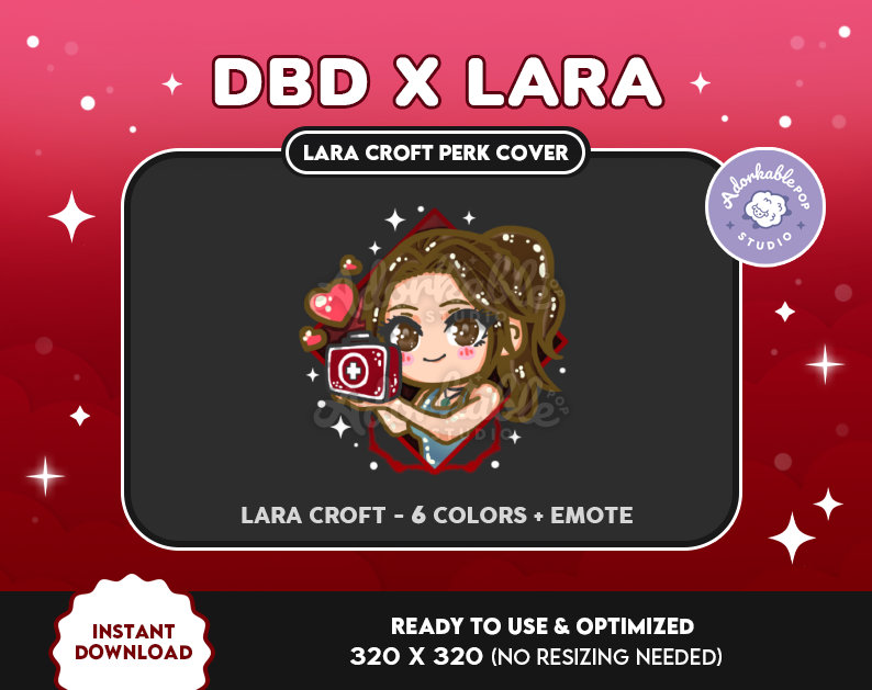 Lara Croft X Dead by Daylight Perk Cover HUD Anti Stream Snipe | Tomb ...