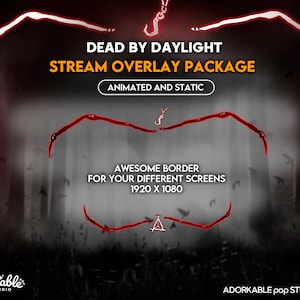 Dead by Daylight Super Overlay Package Animated and Static | Panels ...