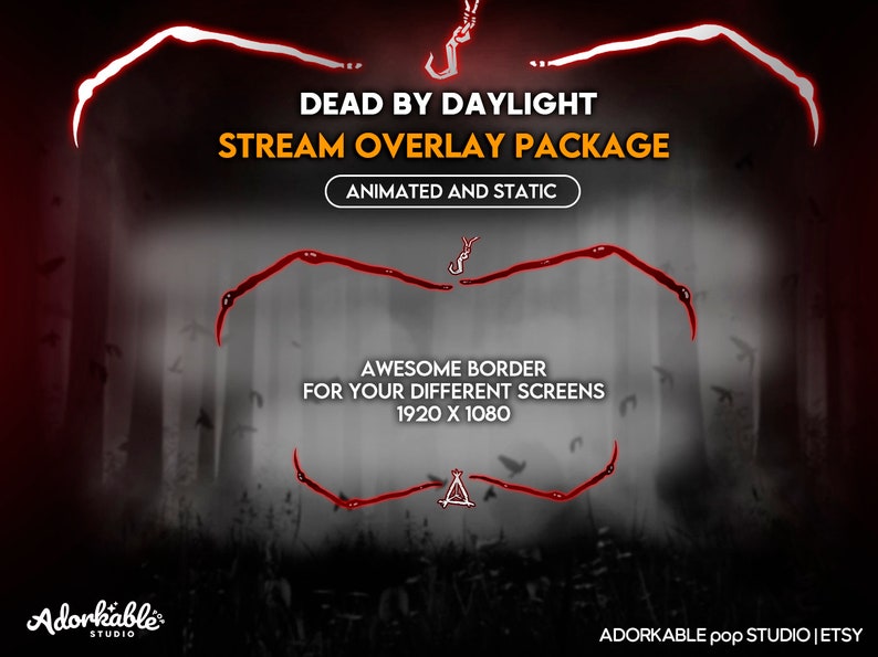 Dead by Daylight Super Overlay Package Animated and Static | Panels ...