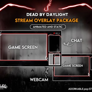 Dead by Daylight Super Overlay Package Animated and Static | Panels ...