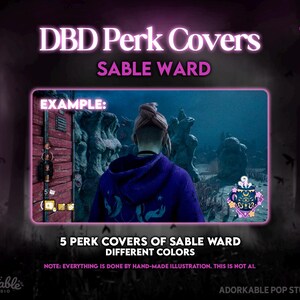 DBD Perk Cover HUD Anti Stream Snipe | Sable Ward 5 Designs | DBD ...