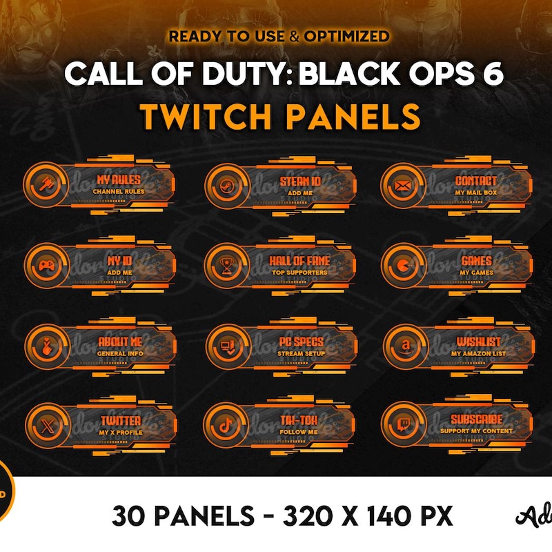 Black Ops 6 Overlay - Etsy