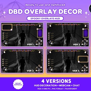 DBD Overlay Decor HUD | Spooky Halloween | HUD Decoration Dead by ...