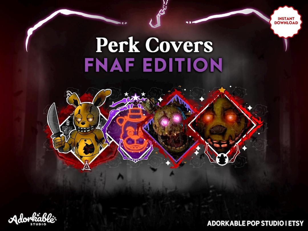 HUD Dead by Daylight Overlay Fnaf | Perk Covers | DBD Assets | Decor ...