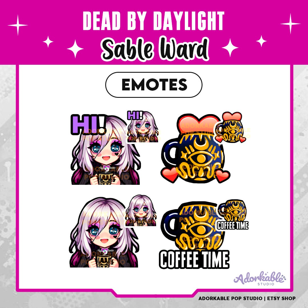 Dead by Daylight SABLE WARD Emote Twitch Stream / Survivor / Discord ...