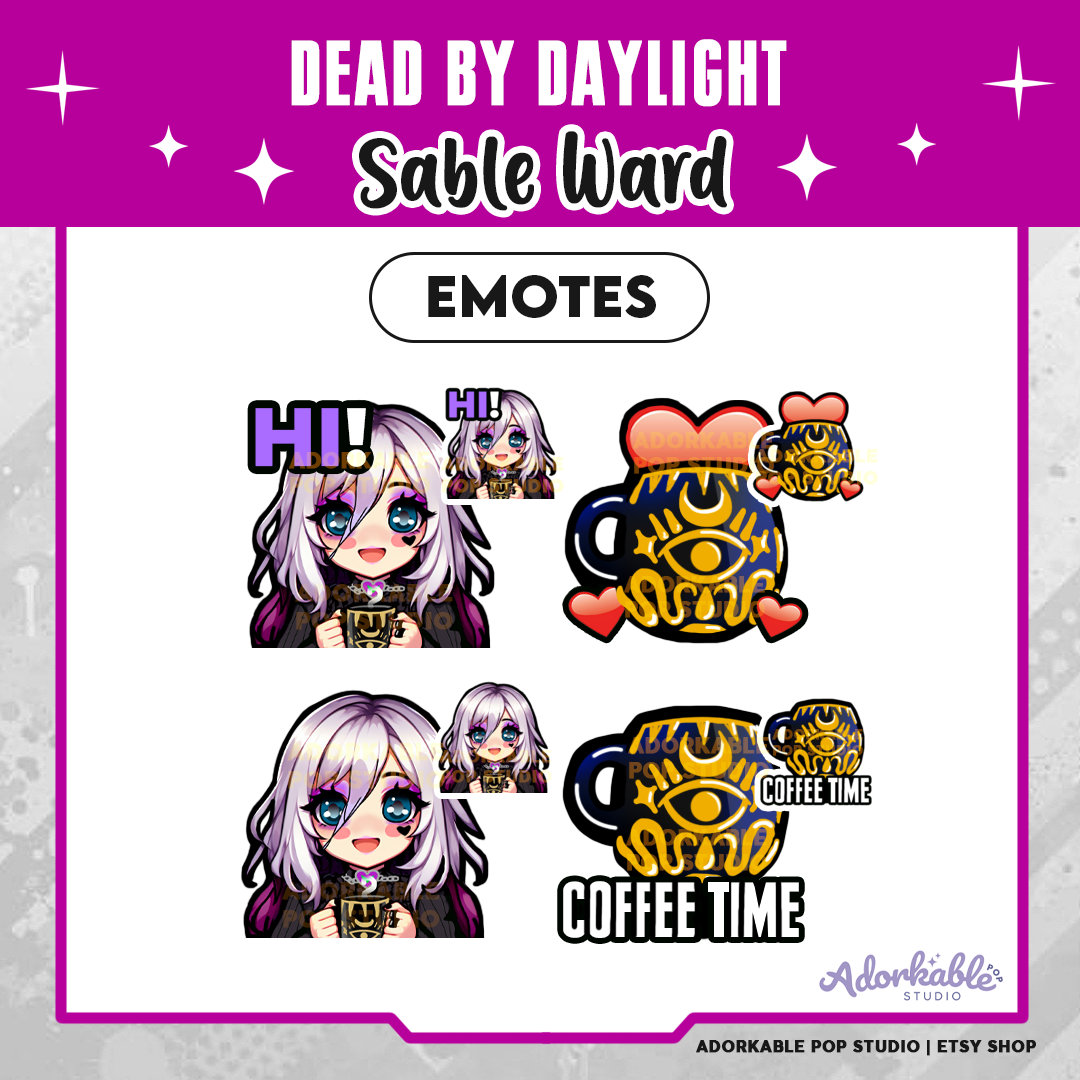 Dead by Daylight SABLE WARD Emote Twitch Stream / Survivor / Discord ...