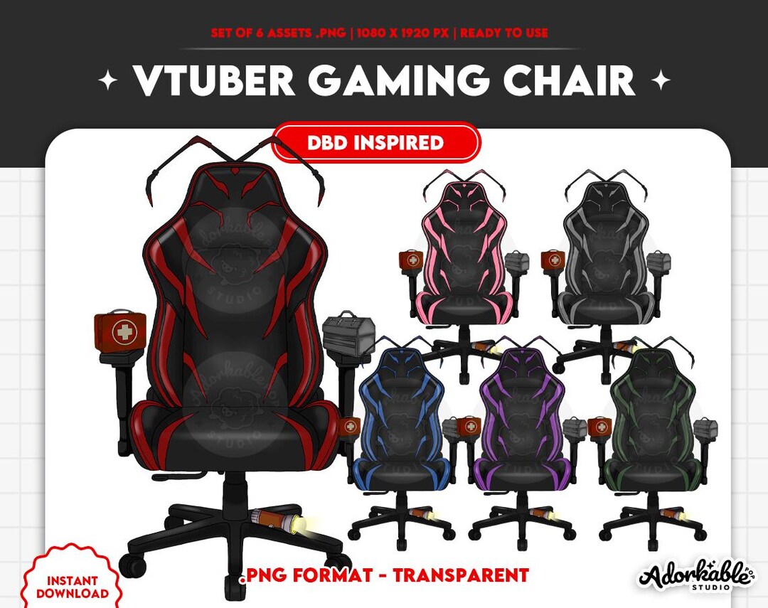DBD Vtuber Gaming Chairs | Vtuber Assets | Twitch | Youtube | Stream ...