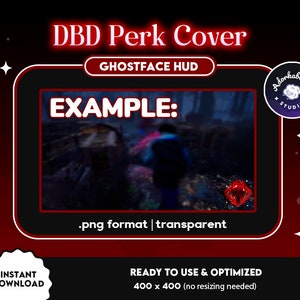 DBD Perk Cover HUD Anti Stream Snipe | 3x Masks | DBD Stream Overlay ...