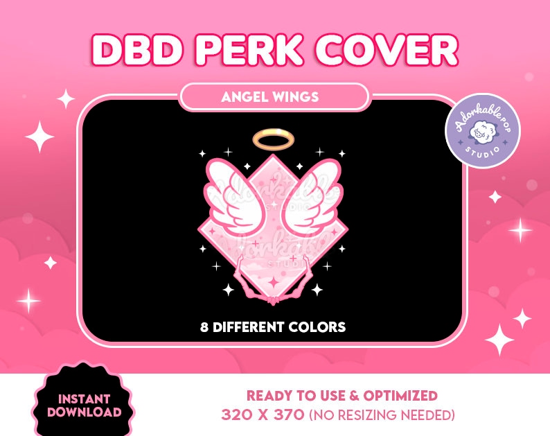 Dead by Daylight Perk Cover HUD Anti Stream Snipe Angel Wings 8 ...