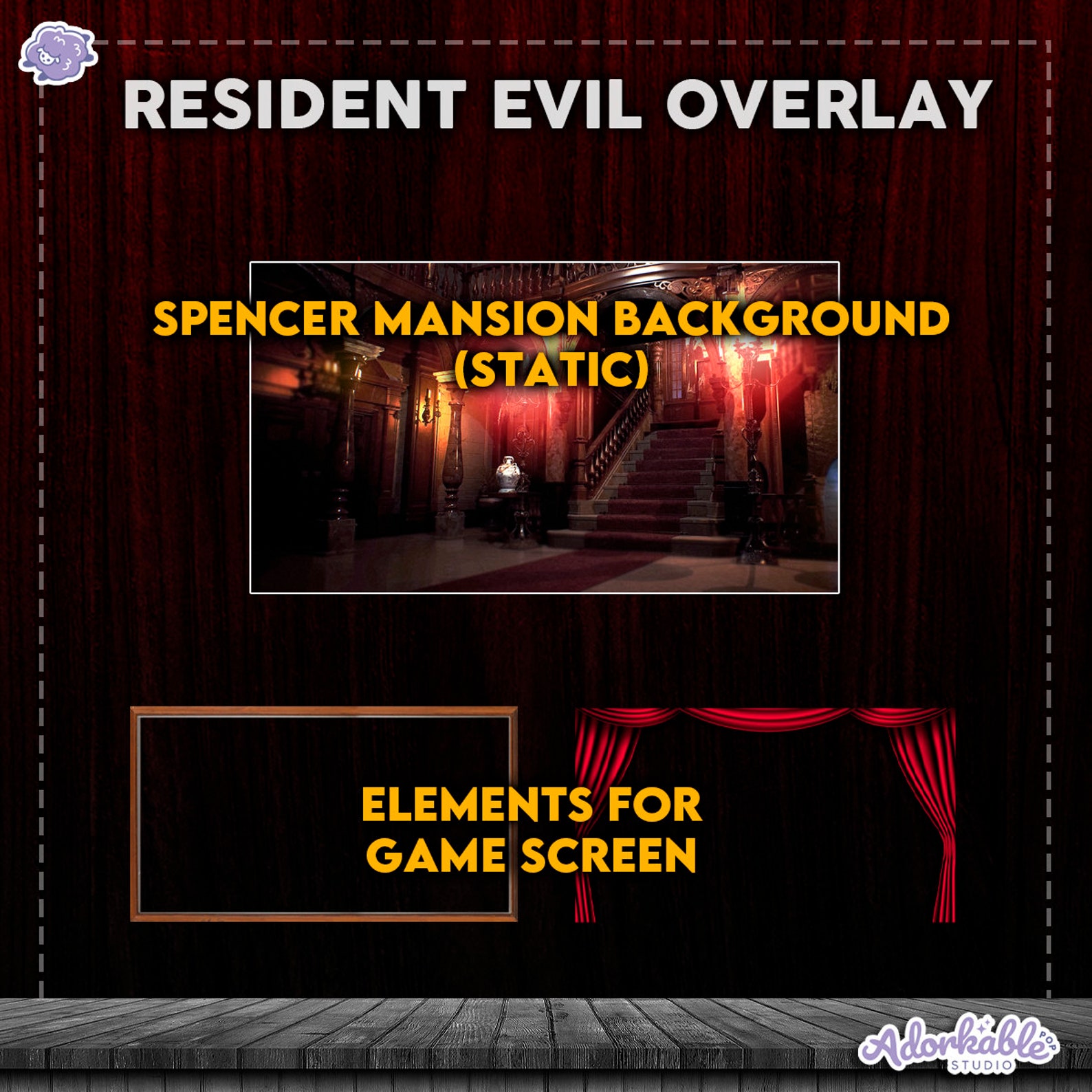Resident Evil Super Overlay Set for Twitch / Animated and Static Stream ...
