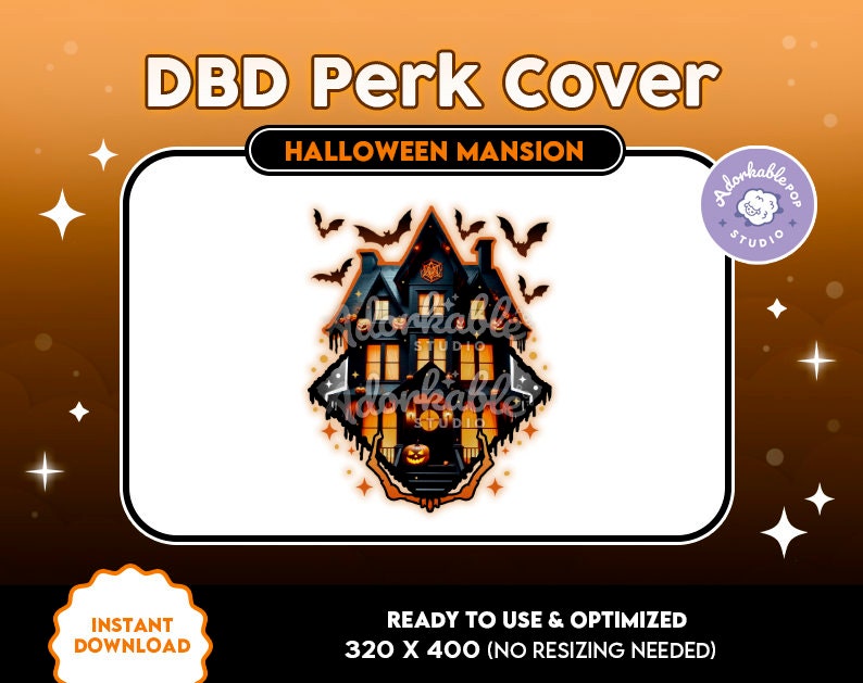 HUD Dead by Daylight Overlay Mansion | Perk Covers | DBD Assets | Decor ...