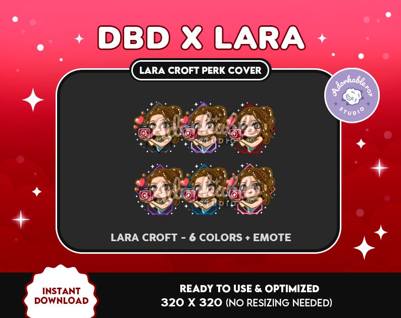 Lara Croft X Dead by Daylight Perk Cover HUD Anti Stream Snipe | Tomb ...