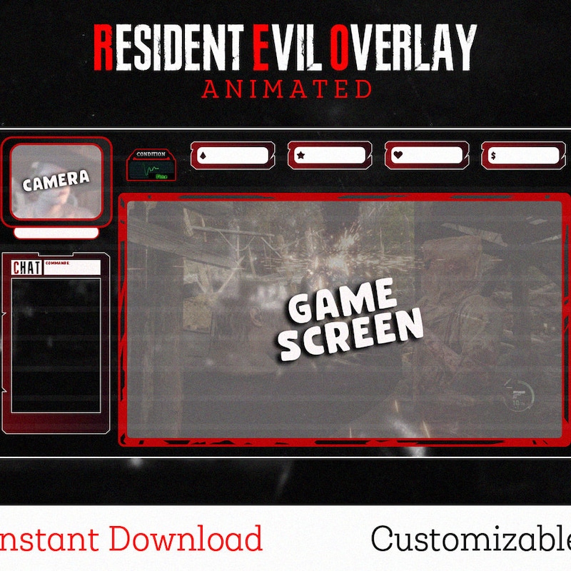 Resident Evil Stream Overlay - Etsy
