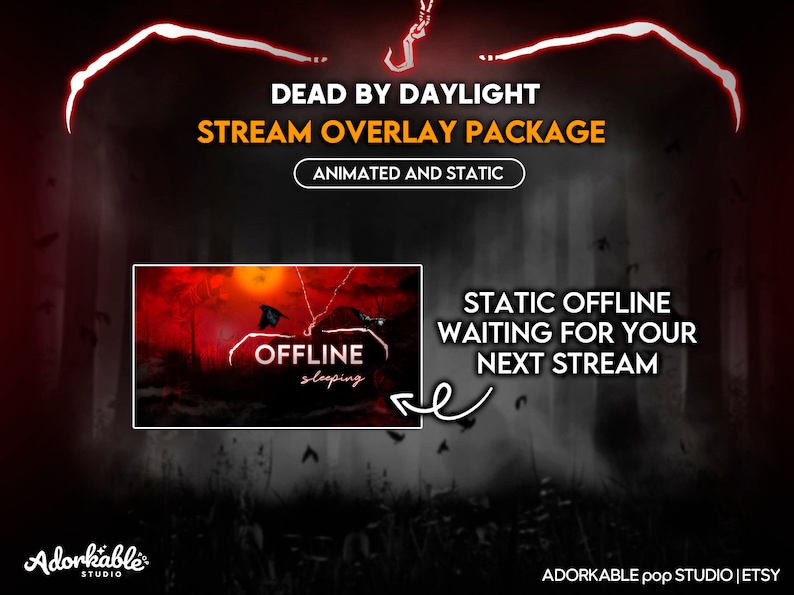Dead by Daylight Super Overlay Package Animated and Static | Panels ...