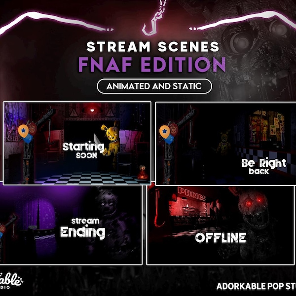 Five Nights at Freddys Overlay - Etsy