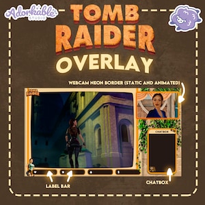 Lara Croft Borders of the Tomb Raiders - Etsy