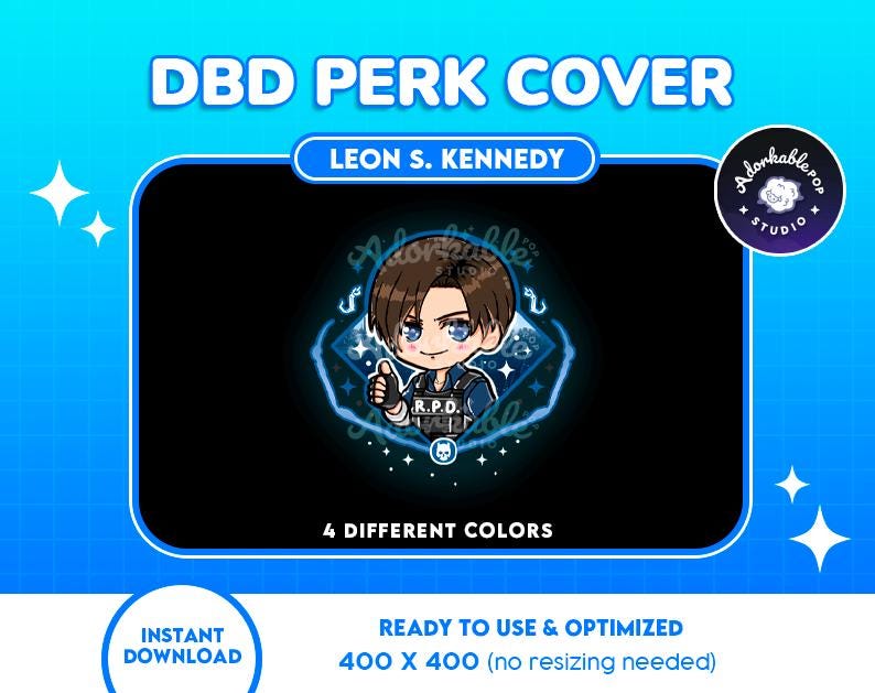 Leon Kennedy X Dead by Daylight Perk Cover HUD Anti Stream Snipe ...