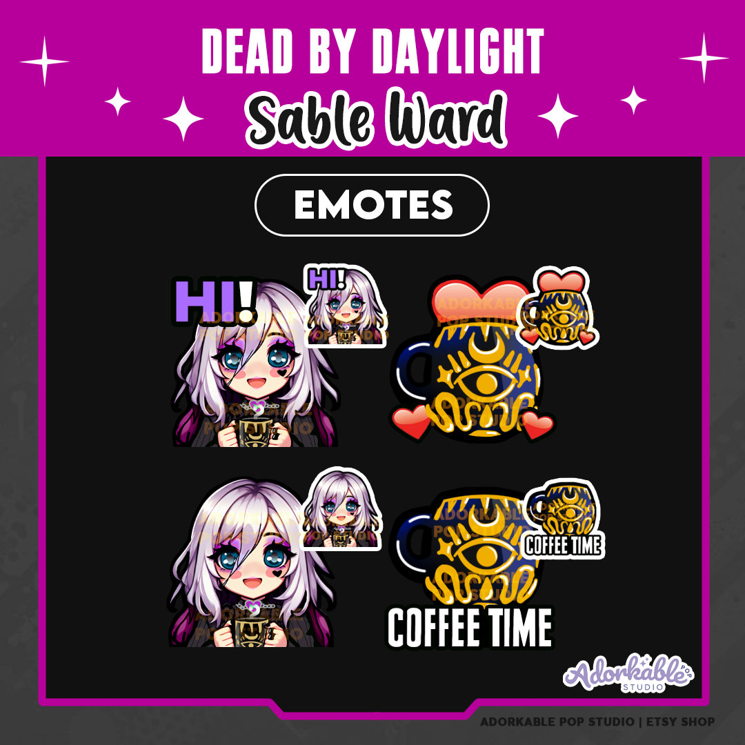 Dead by Daylight SABLE WARD Emote Twitch Stream / Survivor / Discord ...
