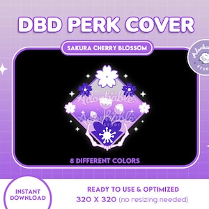 Dead by Daylight Perk Cover HUD Anti Stream Snipe | Sakura Cherry ...