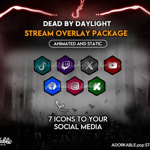 Dead by Daylight Super Overlay Package Animated and Static | Panels ...