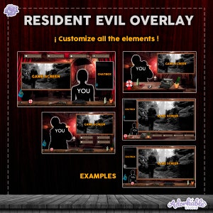 Resident Evil Super Overlay Set for Twitch / Animated and Static Stream ...