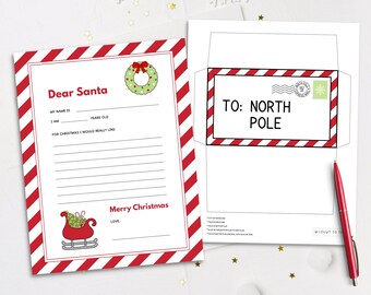 Letter to Santa Bulletin Board Kit Winter Class Bulletin - Etsy