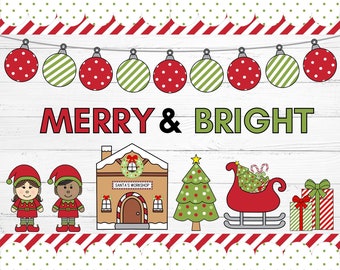 Letter to Santa Bulletin Board Kit, Winter Class Bulletin Board ...