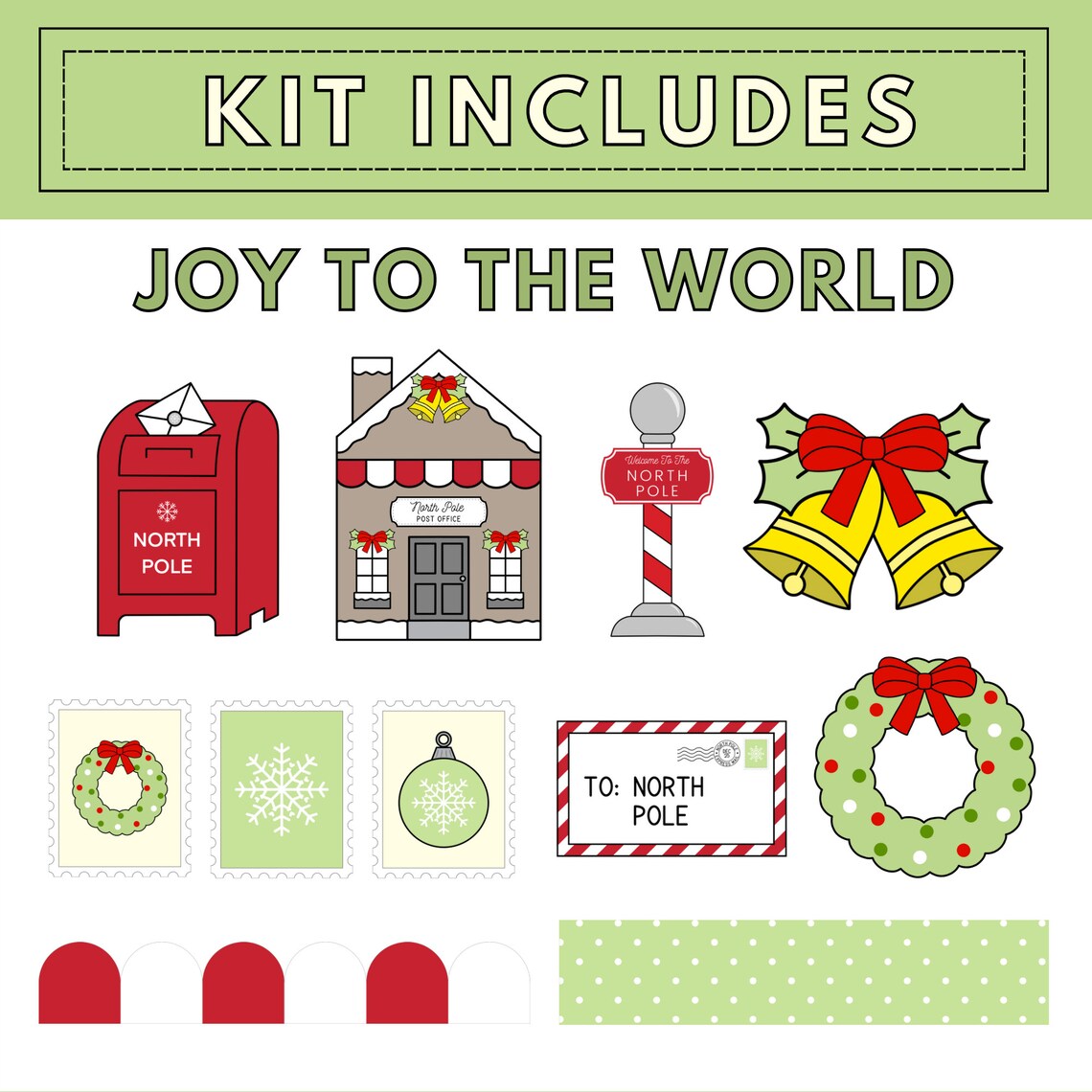 Letter to Santa Bulletin Board Kit, Winter Class Bulletin Board ...