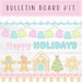 Gingerbread Bulletin Board, Bulletin Board Border, Christmas Bulletin ...