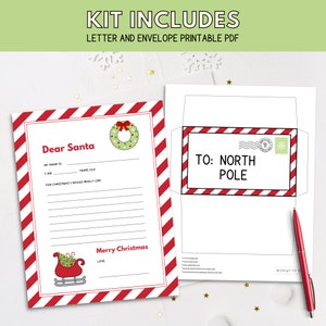 Letter to Santa Bulletin Board Kit, Winter Class Bulletin Board ...