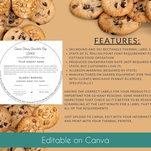 Ohio Cottage Food Labels - Etsy