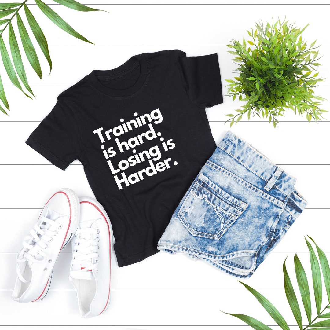 Swimming Inspo T-shirt, Swim Team T-shirt, Training is Hard. Losing is ...