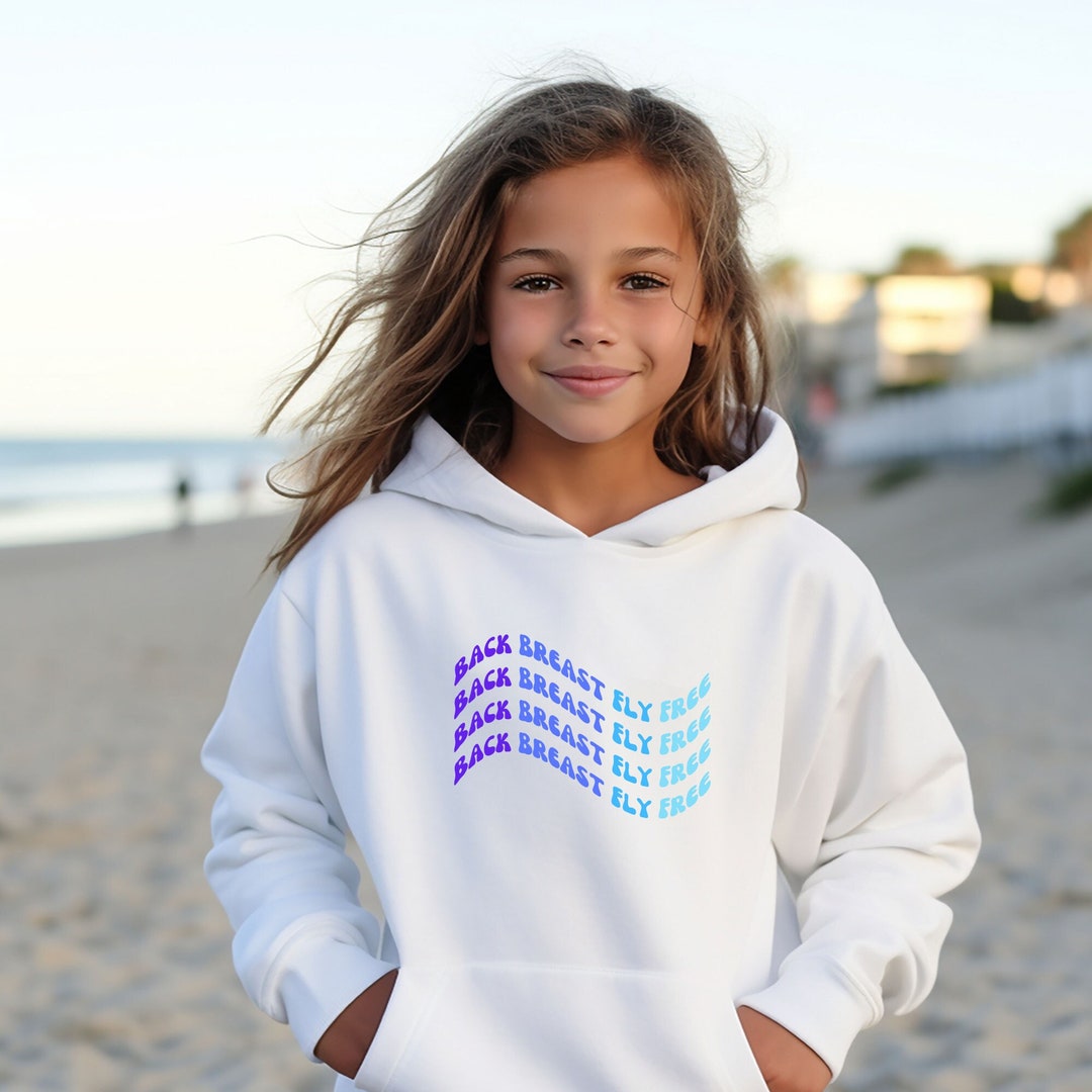 Medley Relay Swim Team Hoodie for Kids, Medley Relay Wave Hoodie ...