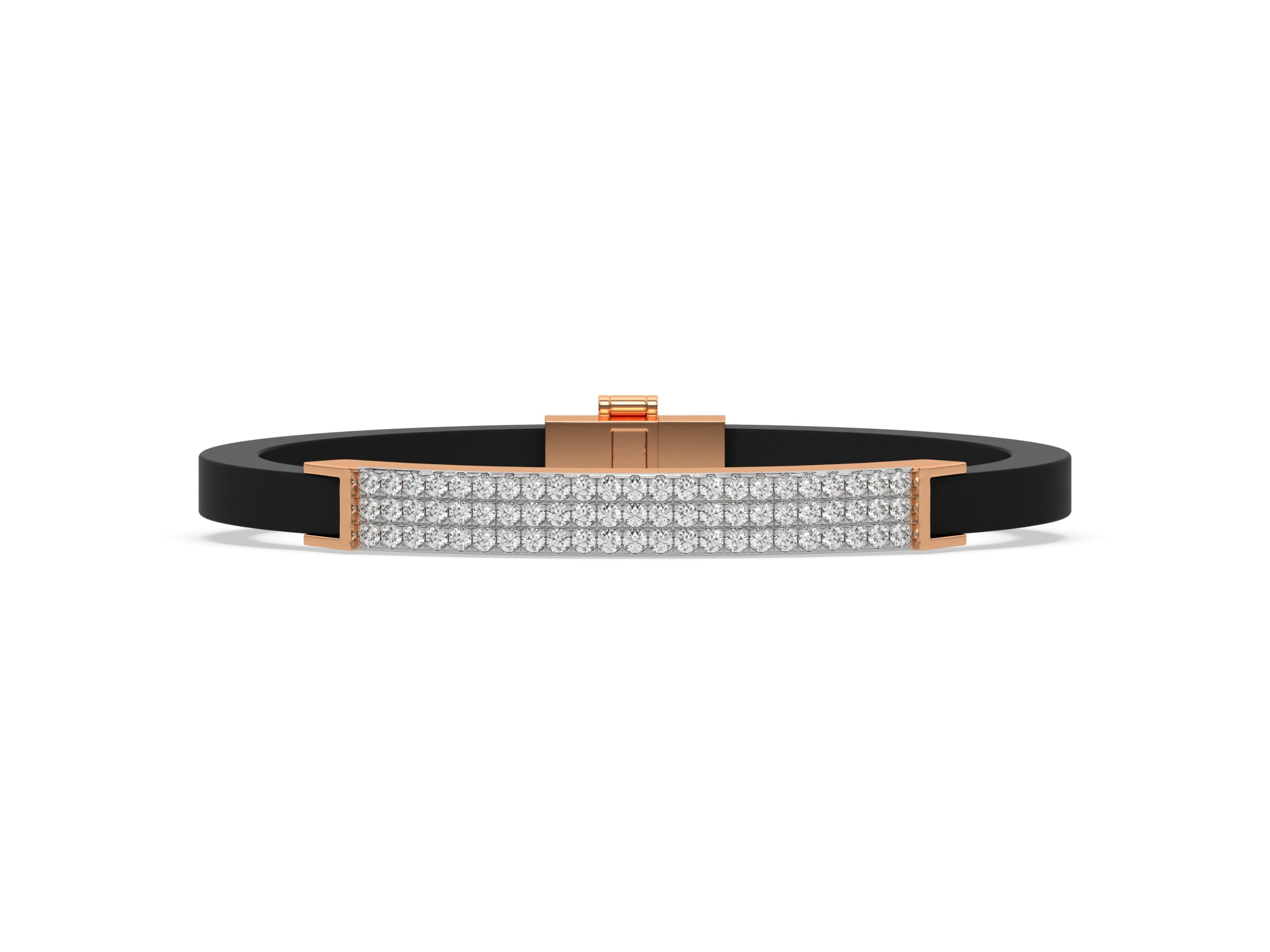 Men's diamond leather bracelet store